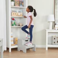 China High Quantity Wooden Step Stool Space Saving Essential Top Choice for Kids Furniture for sale