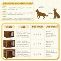 China Wall Mounted Cat Perch Wooden Dog Crate Furniture with Double Doors and Thick Cushion for sale
