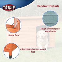 China Functional Outdoor Dog House for Small Medium Large Dogs Wood Material and Chew Proof for sale