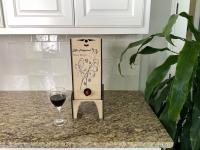 China Wooden Wine Box Display Stand for Multiple Sizes of Boxes Hand Crafted Winebox Holder for sale