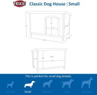 China Functional Outdoor Dog House for Small Medium Large Dogs Wood Material and Chew Proof for sale
