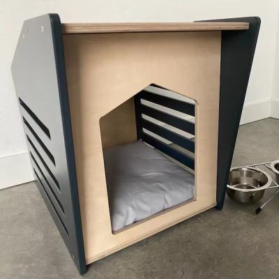 China Modern Wooden Wall Mounted Cat Perch Foldable Indoor Pet House with Customized Design for sale