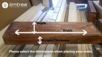 China Rustic Style Wood Floating Shelves 3 Inches Thick 10 Inches Deep Customizable OEM ODM for sale