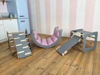 China Montessori Climbing Set for Toddlers Indoor Triangle Climber in Your Choice of Color for sale