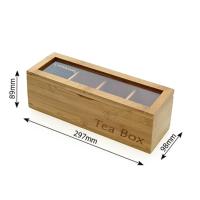 China Handmade and Customizable Solid Wood Bamboo Tea Gift Box Packaging for OEM ODM Orders for sale