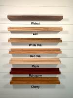 China Wooden Home Decor Rustic Style Solid Hardwood Floating Shelf with Customization Option for sale