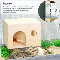 China Wooden Small Animal Hideout with Solid Pattern at Affordable Cost for sale