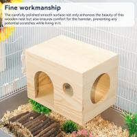 China Wooden Small Animal Hideout with Solid Pattern at Affordable Cost for sale