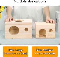 China Wooden Small Animal Hideout with Solid Pattern at Affordable Cost for sale
