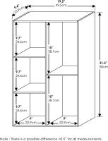 China Floor Standing 5-Cube Custom Service Wood Bookshelf for Home Storage and Organization for sale