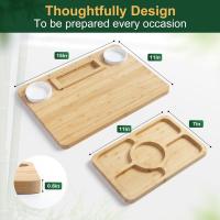 China Bamboo Cheese Board and Knife Set for Kitchen Cutting Stocked Printing Laser Engrave for sale