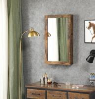 China Environmental Wall/Door Mounted Jewelry Armoire with Full-Length Mirror and 6 LEDs for sale
