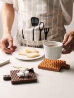 China Solid Wood Creative Insulation Mat for Cherry Wood Anti-Scalding Coffee Cup Holder for sale