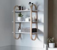 China White-Natural Floating Hanging Shelves for Wall Decoration in Dining Room Display for sale