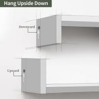 China White and Green Wall Storage U Shaped Floating Shelves for Microwave Oven for sale