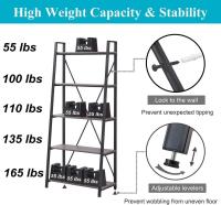 China 5-Tier Pine Wood Color Metal Ladder Bookshelf Modern Custom Antique Wooden Bookcases for sale