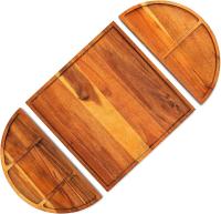China All-Season Wood Round Cheese Board Set Unique Wooden Charcuterie Boards Extra Large Cheese Tray for sale
