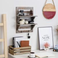 China Modern Living Room Furniture Wooden Wall Mounted Shelves High Quantity Customized Logo for sale
