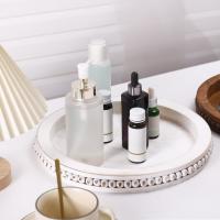 China Customized Wooden Decorative Tray with Beaded Whitewashed Design Free Sample Offered for sale