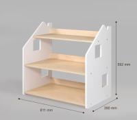 China Modern Design Montessori Furniture High Quantity Advantage for Nursery Bookshelf for sale