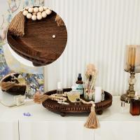 China Customized Designs Wooden Decorative Tray for Kitchen and Dining Table in Rustic Style for sale