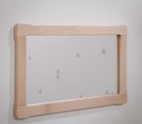China Montessori Big Mirror and Long Pull Up Wooden Bar Save Space for Chinese Year Occasion for sale