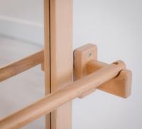 China Montessori Big Mirror and Long Pull Up Wooden Bar Save Space for Chinese Year Occasion for sale