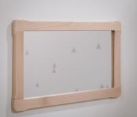 China Montessori Big Mirror and Long Pull Up Wooden Bar Save Space for Chinese Year Occasion for sale