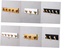 China Rustic Wall Mounted Key Hook Iron Board for Office Building 7.75