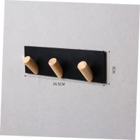China Rustic Wall Mounted Key Hook Iron Board for Office Building 7.75