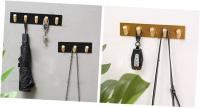 China Rustic Wall Mounted Key Hook Iron Board for Office Building 7.75