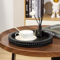 China Wooden Decorative Tray for Coffee Table and Farmhouse Centerpiece Free Sample Charge for sale