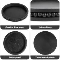 China Wooden Decorative Tray for Coffee Table and Farmhouse Centerpiece Free Sample Charge for sale