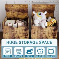 China Wooden Entryway Storage Bin for Living Room Customized Logo Acceptable Toy Storage Box for sale