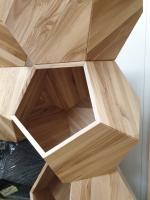 China Household Storage Container Cat Bed Cave in Modern Design with Solid Wood and Side Table for sale