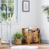 China Wooden Entryway Storage Bin for Living Room Customized Logo Acceptable Toy Storage Box for sale