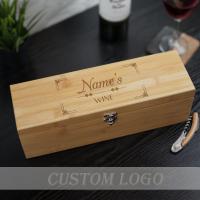 China Wood Type MDF Luxury Red Wine Paint Baking Wooden Gift Box With Handles and Acrylic Lid for sale