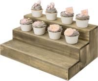 China OEM Order Acceptable Wood Dessert Stand Cupcake Riser Display for Special Occasions for sale