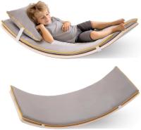 China 35 Inch Wooden Balance Board for Kids Toddlers Teens Adults Wood Kids Toys for Kids Montessori Learning Toys Rocker for sale