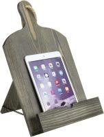 China Rustic Wood Style Recipe Book Holder Adjustable and Foldable for Kitchen Storage for sale