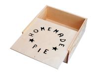 China TIMBER Epoxy Candle Acrylic Empty Luxury Wooden Storage Box Custom Logo Big For Art 24 x 19 x 7.5 cm for sale