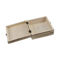 China TIMBER Epoxy Candle Acrylic Empty Luxury Wooden Storage Box Custom Logo Big For Art 24 x 19 x 7.5 cm for sale