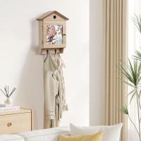 China 8 Hooks Wooden Key Holder for Wall Mount Household Key Rack Organizer and Space Saver for sale