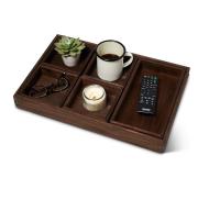 China Chopping Blocks Custom Service 18.5 X 12 Inches Large Rustic Coffee Couch And Sofa Serving Tray For Food for sale