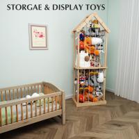 China Sample Charge Free or Will Be Returned Back Stuffed Animal Zoo Wood Soft Toy Storage for sale