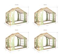 China Montessori Gym Bed Jungle Gym Toddler Bed Indoor Playhouse Platform Bed As your request Mail packing Y for sale
