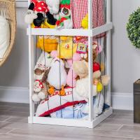China Ball Storage Animal Zoo Cage Organizer Functional Design for Stuffed Plush Toy Holder for sale