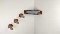 China Household Wall Mounted Cat Play House with Tower Cattery Bed in Natural Wood Color for sale