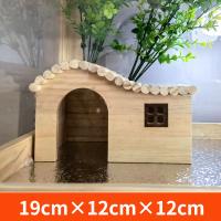 China Gift Craft Animal Bed Industrial Wooden Hedgehog House for Climbing Cute Natural Wood for sale