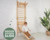 China 202405 Swedish Ladder 4in1 Toddler Climbing Gym with Triangle Climber and Kids Table for sale